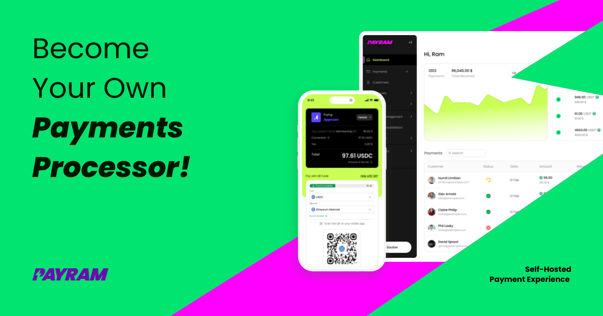 PayRam | Become Your Self-Hosted Crypto Payment Processor